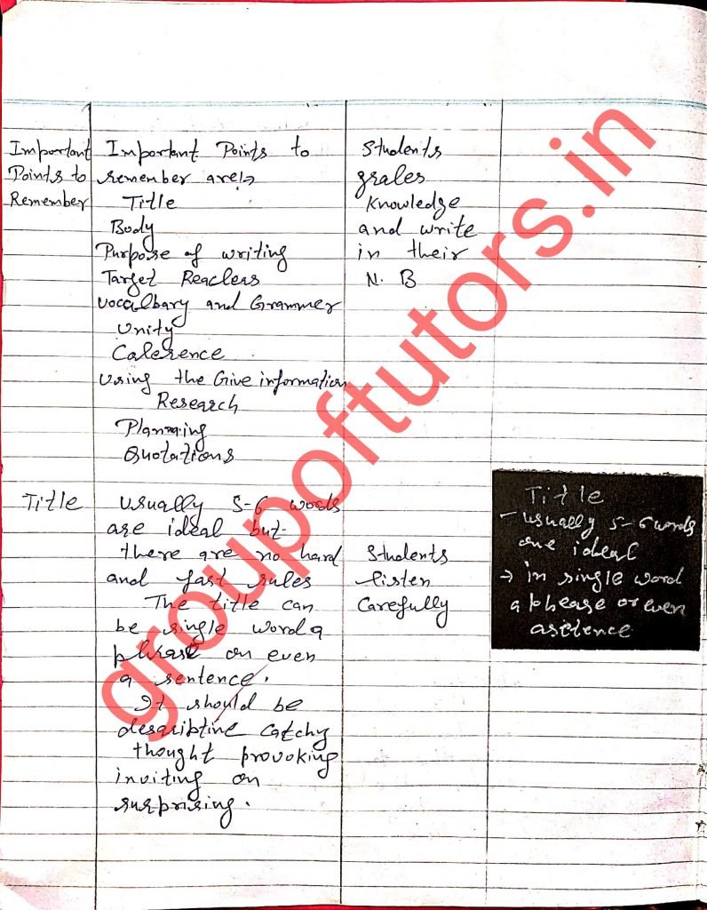 English Lesson Plans For B Ed Download PDF Group Of Tutors