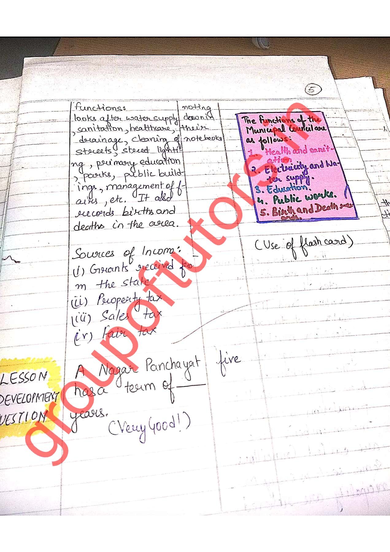 Social Science Lesson Plans For B.Ed - Download PDF - Group Of Tutors
