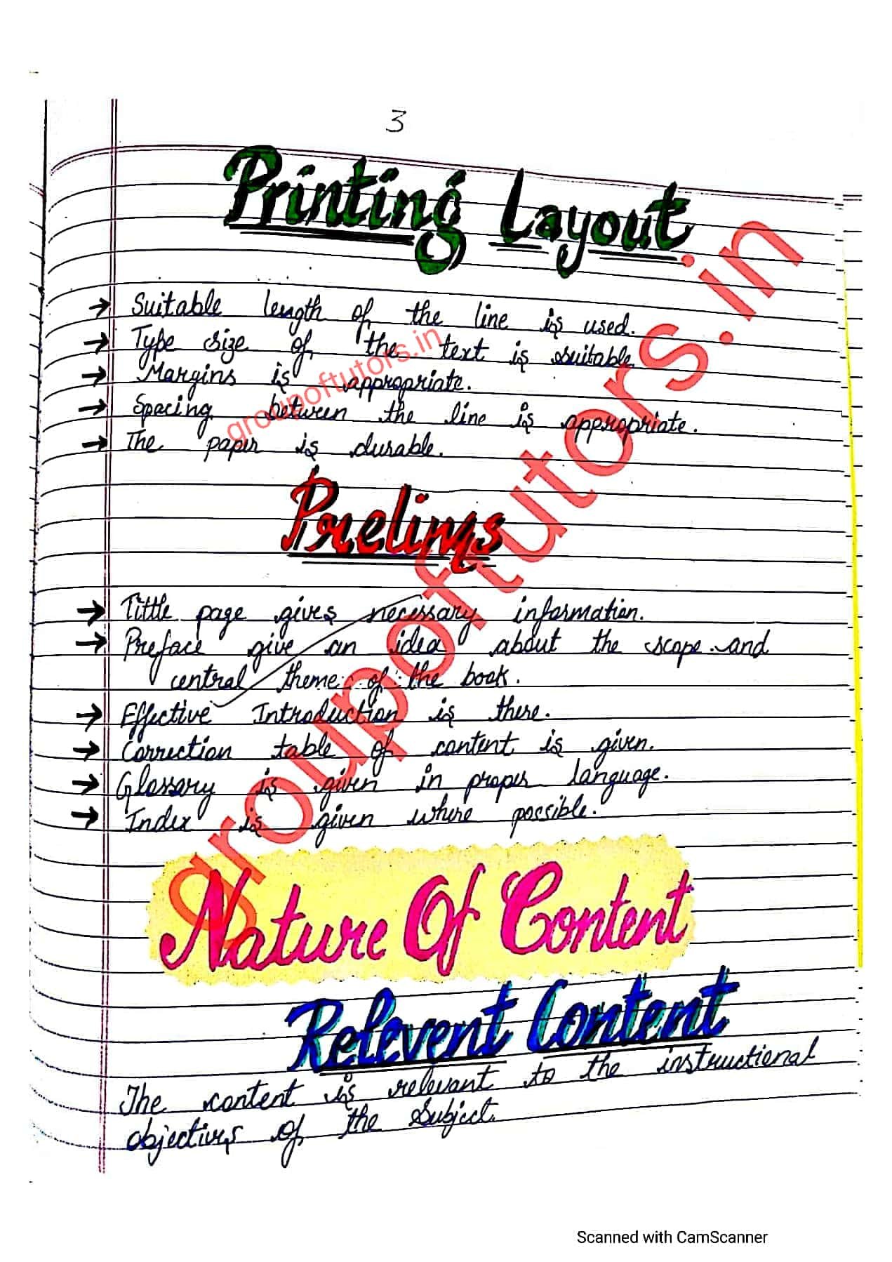 Book Review B.Ed Project Work PDF - Book Review File - Group Of Tutors