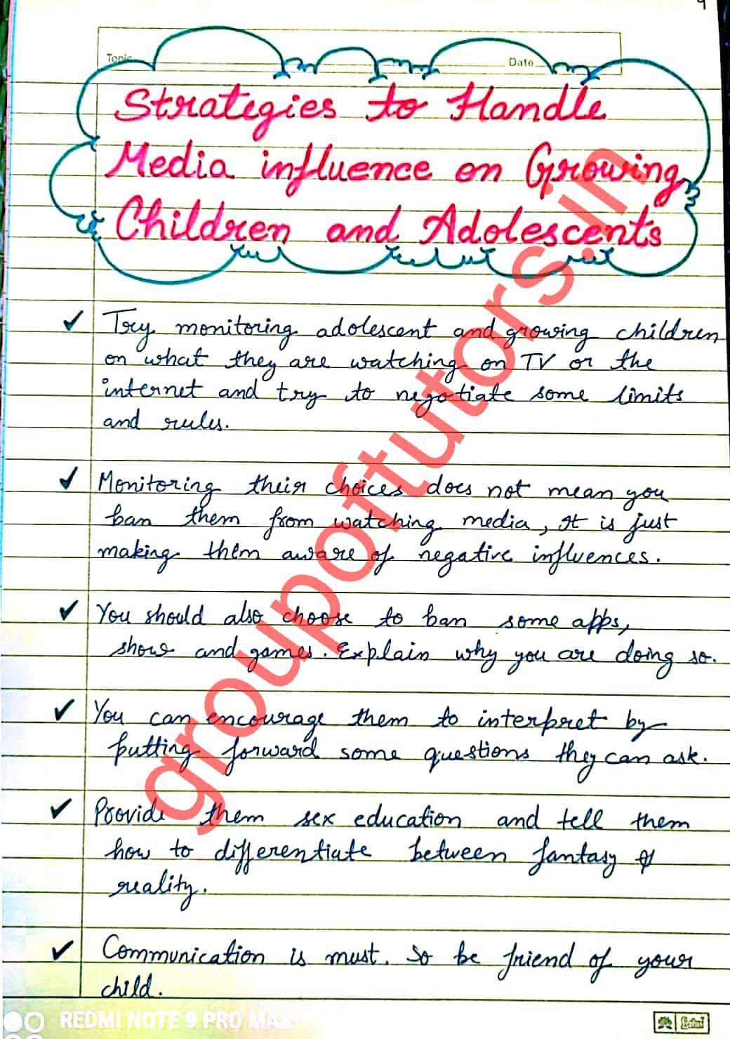 Impact Of Media On Adolescents - Group Of Tutors