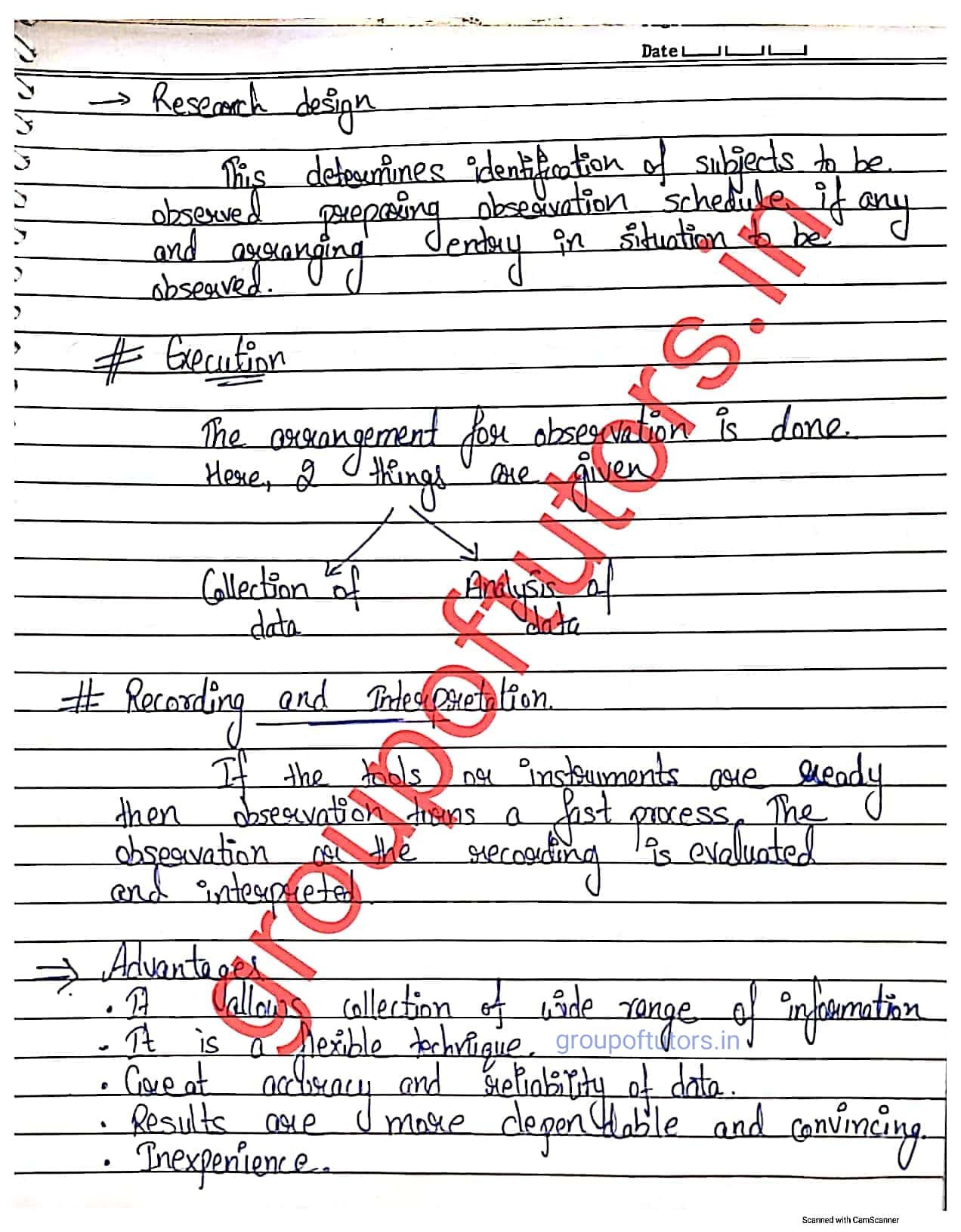 Assessment For Learning Notes for B.Ed - Group Of Tutors