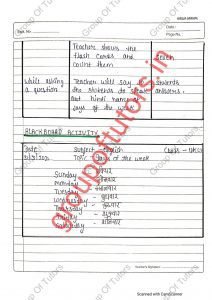 English Lesson Plans NTT for LKG, UKG and Nursery - Group Of Tutors